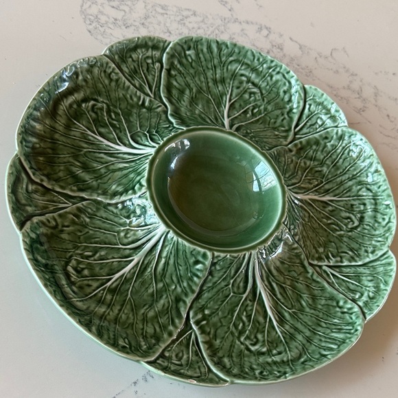 Bordallo Pinheiro | Dining | Bordallo Pinheiro Cabbage Leaf Chip And ...